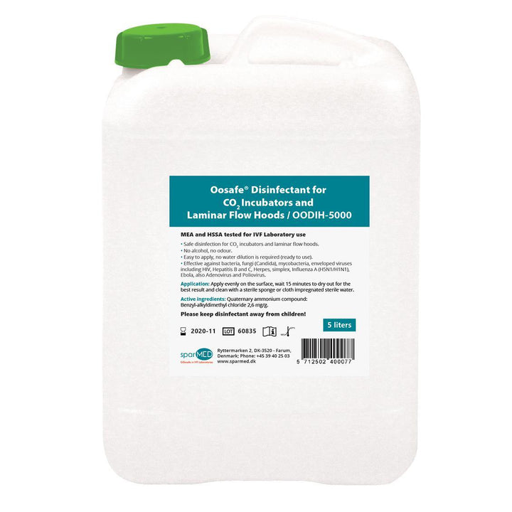 Oosafe® Laboratory Disinfectant For CO2 Incubators and Laminar Flow Ho ...