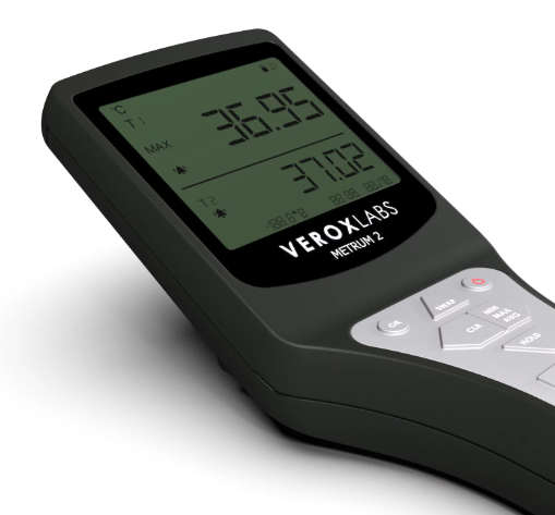 Metrum 2 Dual Channel, High Accuracy Digital Thermometer – Labsynergy