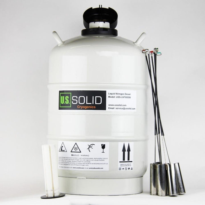 U.S.SOLID 20 L Cryogenic Container Dewar Liquid Nitrogen Container LN2 ...